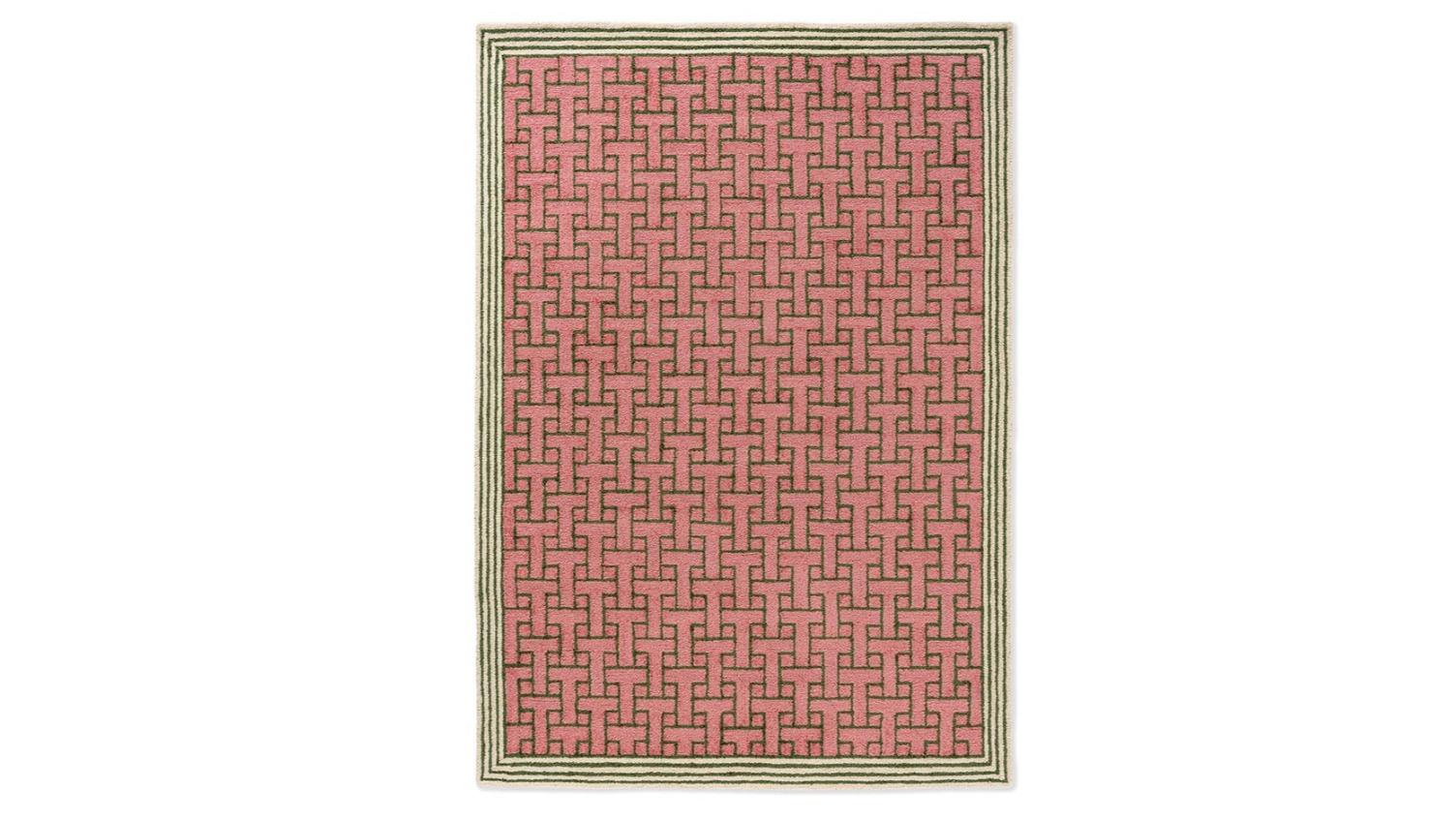 Ted Baker 455802 T Monogram Dusted Pink Outdoor Rugs - 280 x 200cm ...