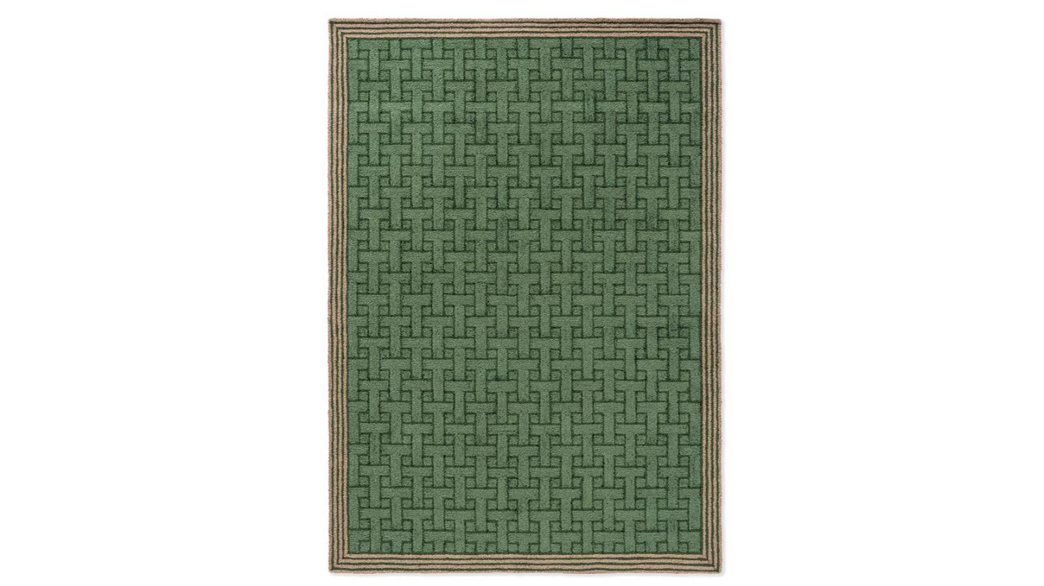 Ted Baker 455807 T Monogram Jade Green Outdoor Rug - 200 x 140cm ...
