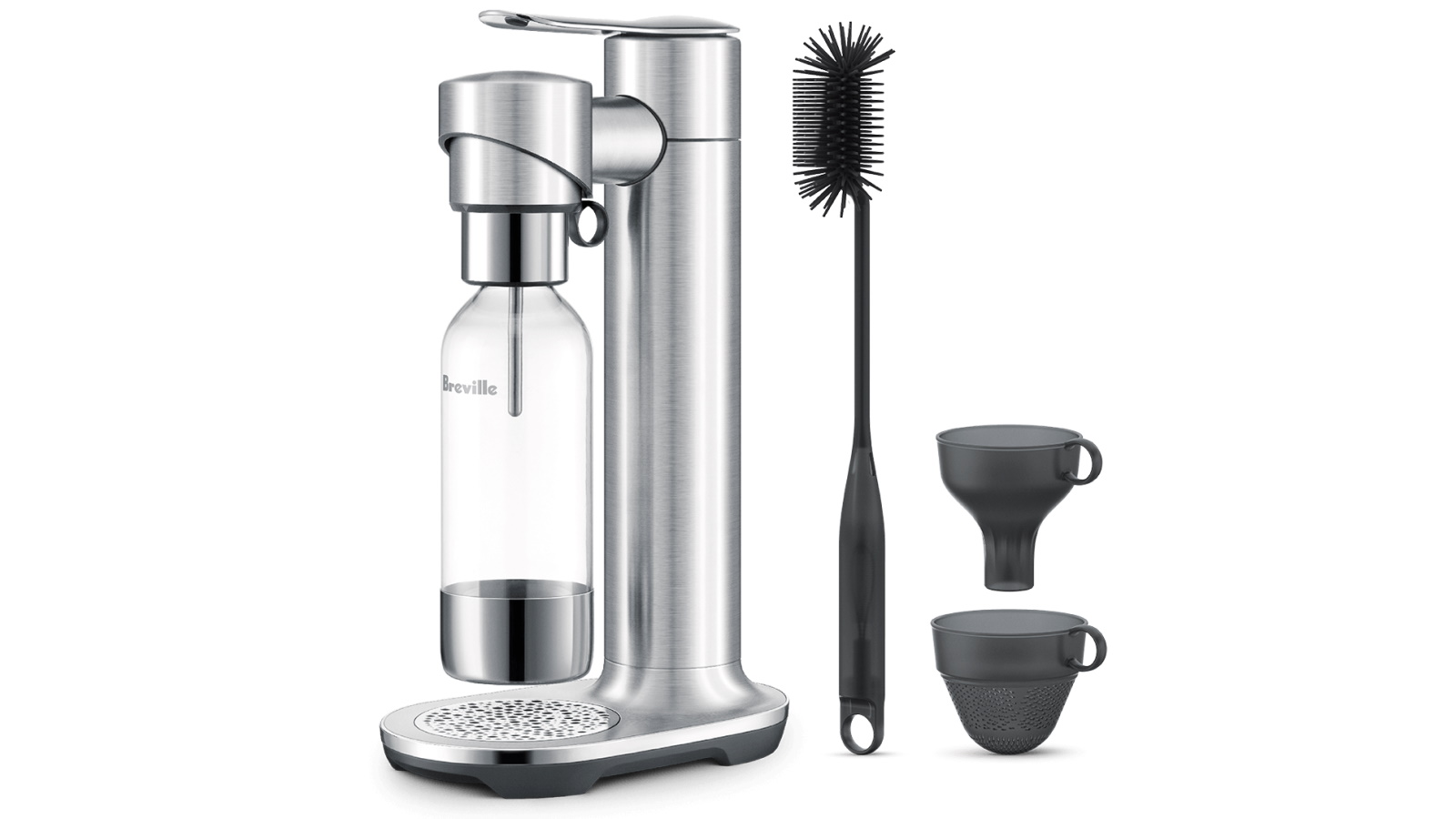 Breville The InFizz™ Fusion Sparkler - Stainless Steel | Harvey Norman