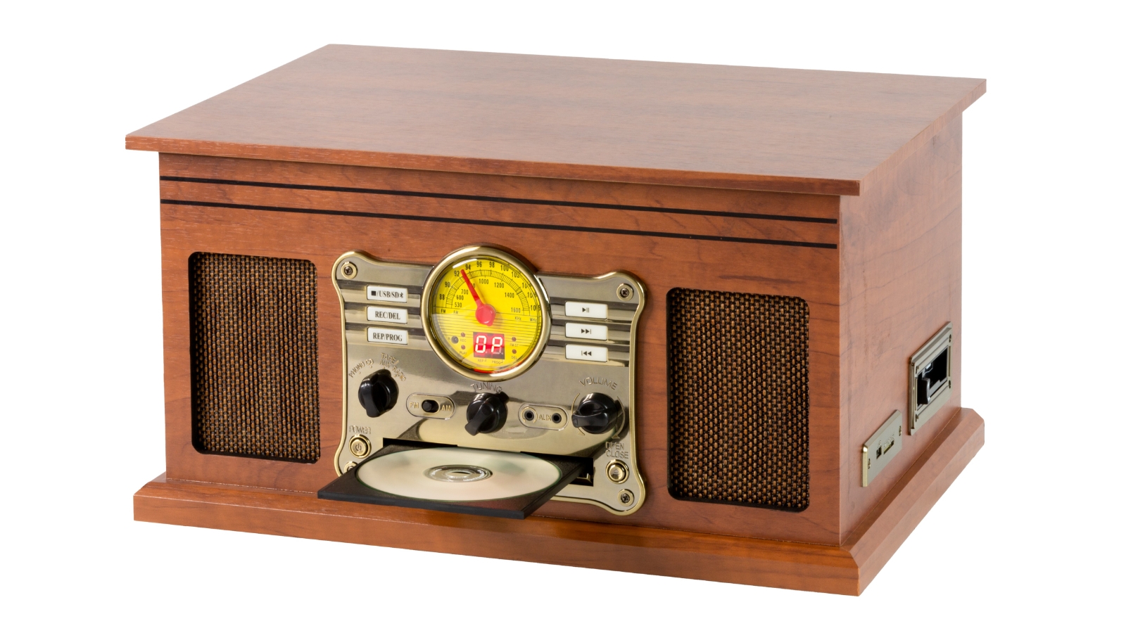 Lenoxx Bluetooth Retro Music Centre Turntable | Harvey Norman