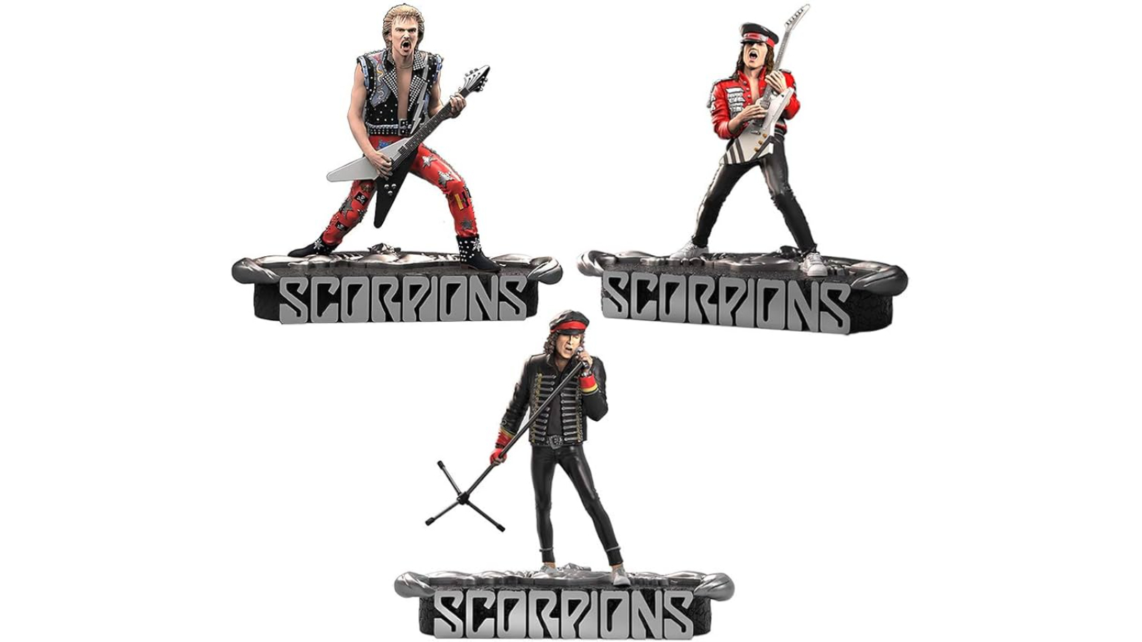 Music Scorpions Rudolf Klaus and Matthias Rock Iconz Statue Set ...