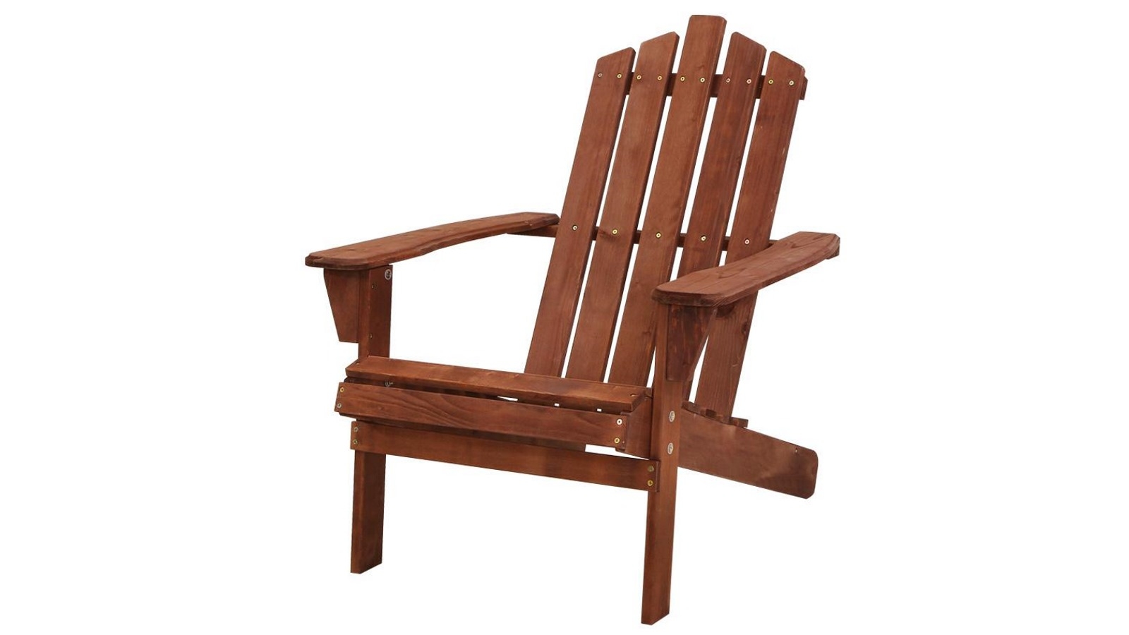 Gardeon Outdoor Wooden Sun Beach Chair - Brown | Harvey Norman