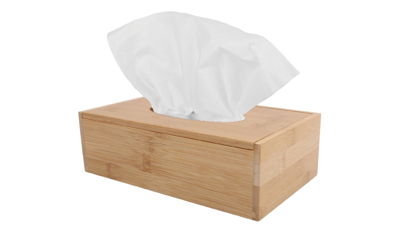 Living Today Bamboo Tissue Box Cover | Harvey Norman