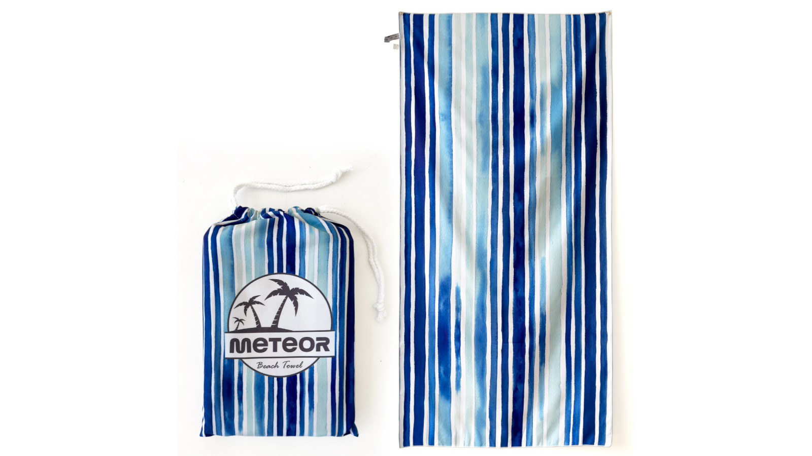 Meteor For The Winners X-Large Sand-Free Beach Towel with Carry Bag ...