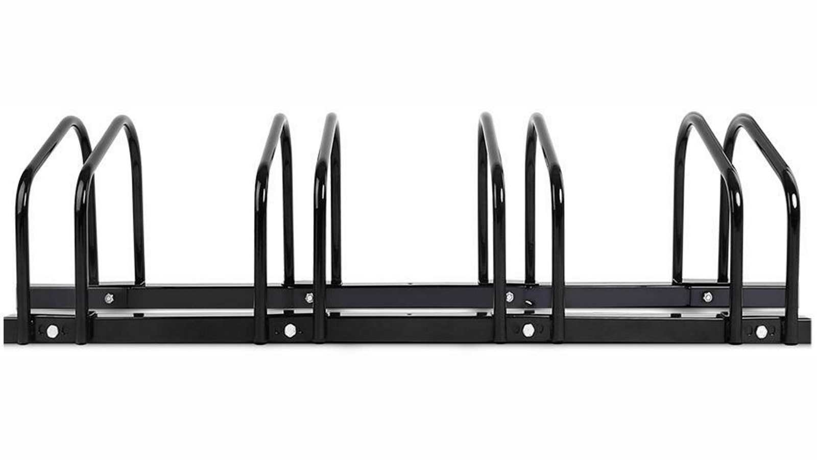 Giantz 1 - 4 Bike Rack Floor Bicycle Stand - Black | Harvey Norman