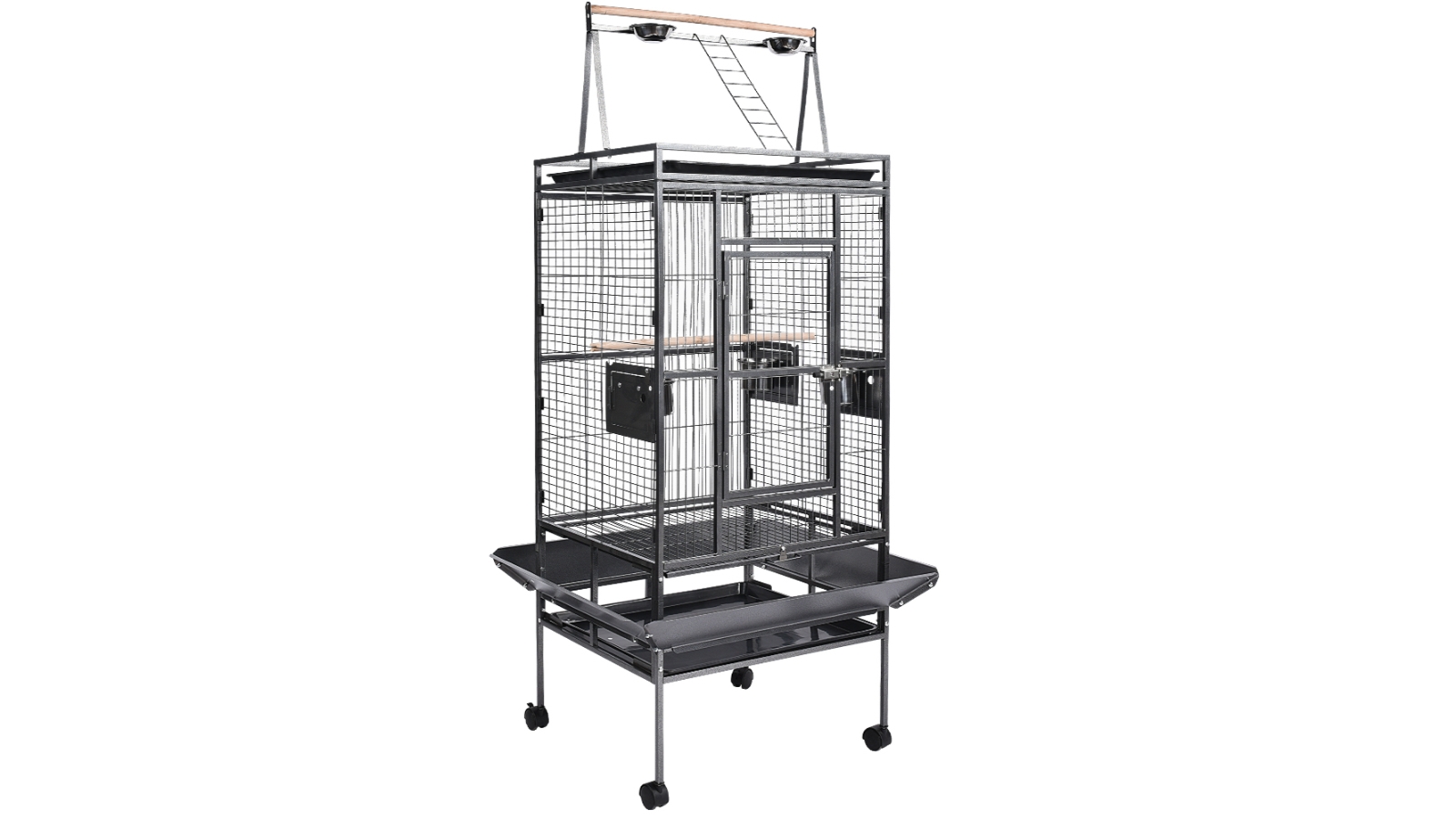 Taily Large Bird Pet Cage Stand Alone Parrot Aviary Budgie Toys -173cm ...