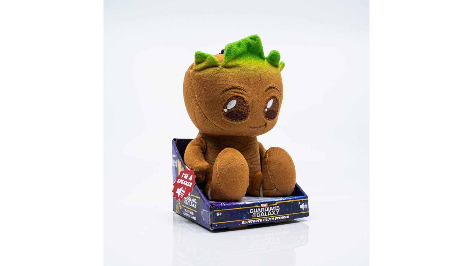 Bitty Boomers Marvel Groot Plush Bluetooth Speaker | Harvey Norman