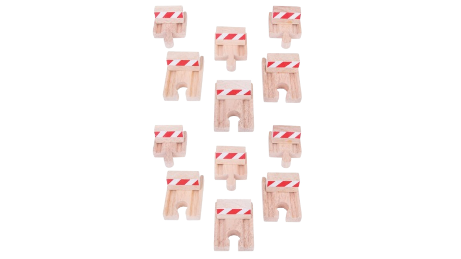 Bigjigs Rail Pack of 2 5.5cm Railway Buffers Wooden Toy Set - 3 year+ ...