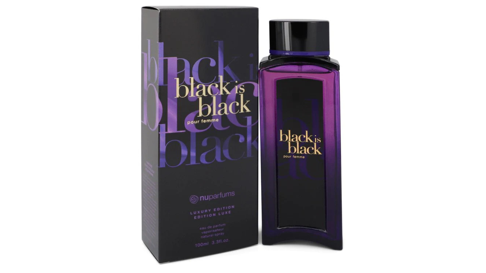 Nuparfums Black is Black Eau De Parfum Spray - 100ml | Harvey Norman