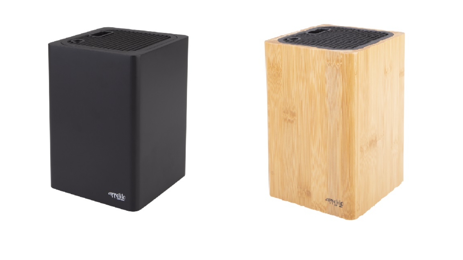 Appetito 13 Slot Square Universal Knife Block | Harvey Norman