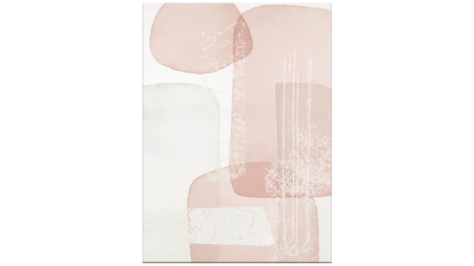 Arte Lab Blush Blocks 85x65cm Canvas Art | Harvey Norman