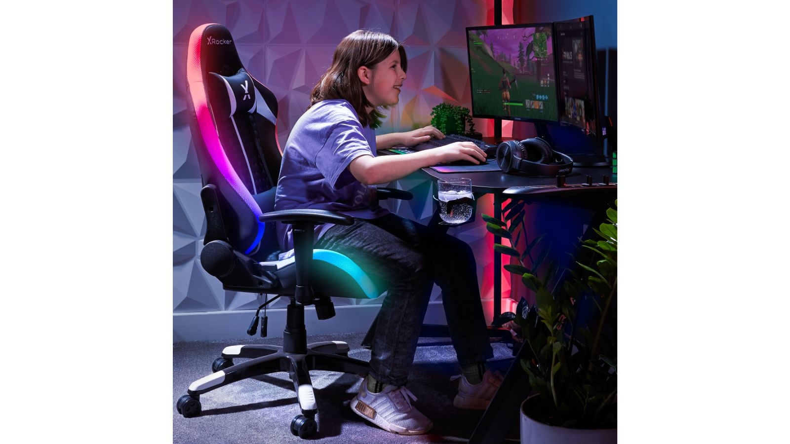 X Rocker Arteon RGB Gaming Office Chair Junior | Harvey Norman