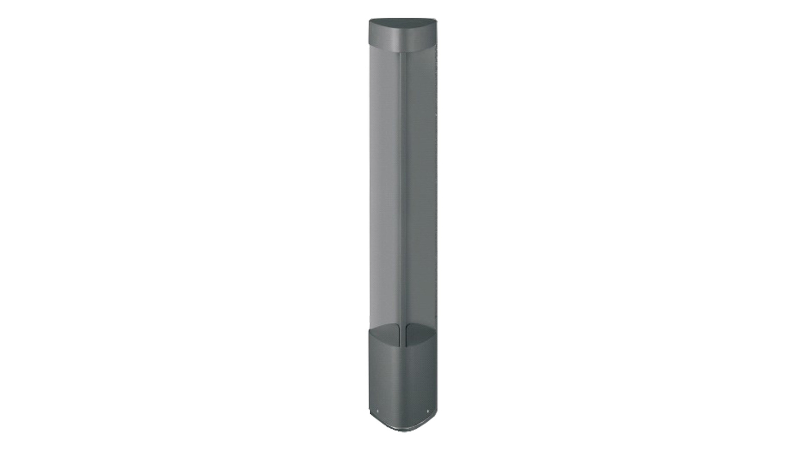 LED Triangular Garden Bollard Light 3000K H80cm IP54 - Grey | Harvey Norman