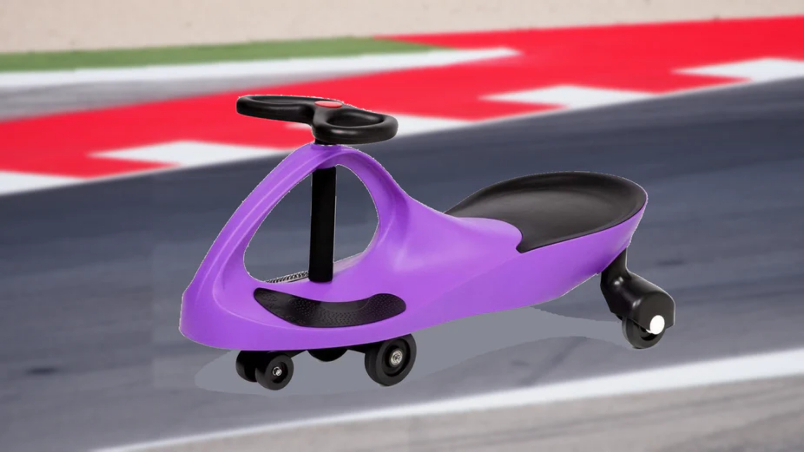 BL Kids Ride On Swing Car - Purple | Harvey Norman