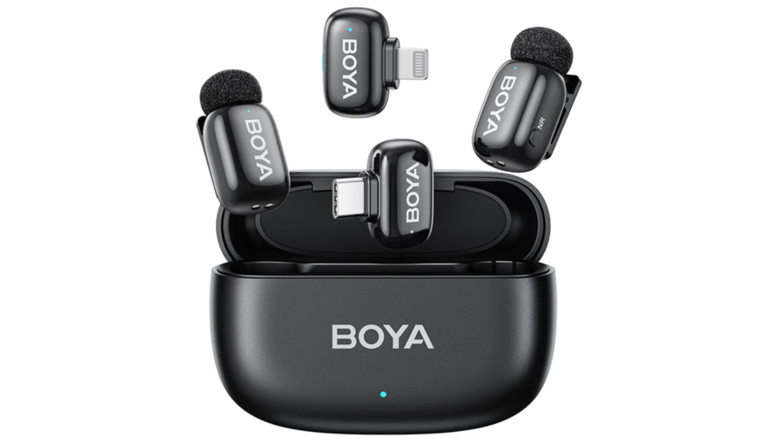 Boya Mini 12 Type-C and Lightning Wireless Microphone - Black | Harvey ...