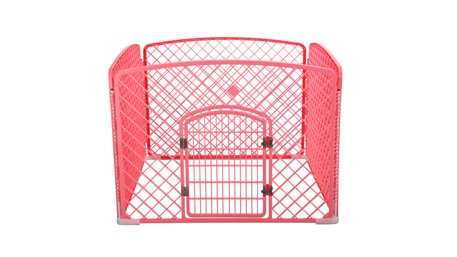 YES4PETS 4 Panel Plastic Foldable Fence Enclosure Medium Pet Pen with ...