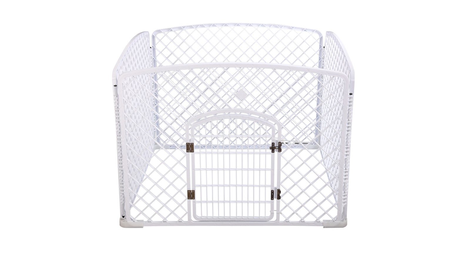 YES4PETS 4 Panel Plastic Foldable Fence Enclosure Medium Pet Pen with ...