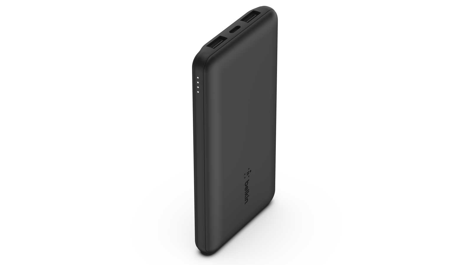 Belkin BoostCharge 3-Port 10K Power Bank (Black) + USB-A to USB-C Cable ...