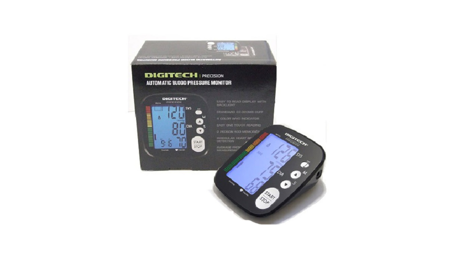 Digitech Professional Automatic Blood Pressure Monitor with Backlight ...