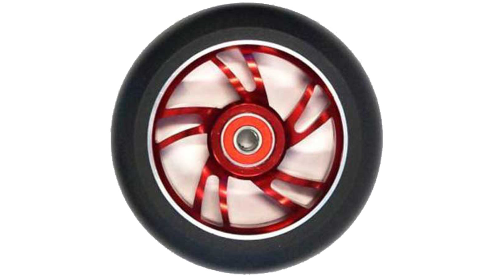 Action Bike & Ski Scooter Wheel Alloy 11cm with Abec 9 Bearing - Red ...