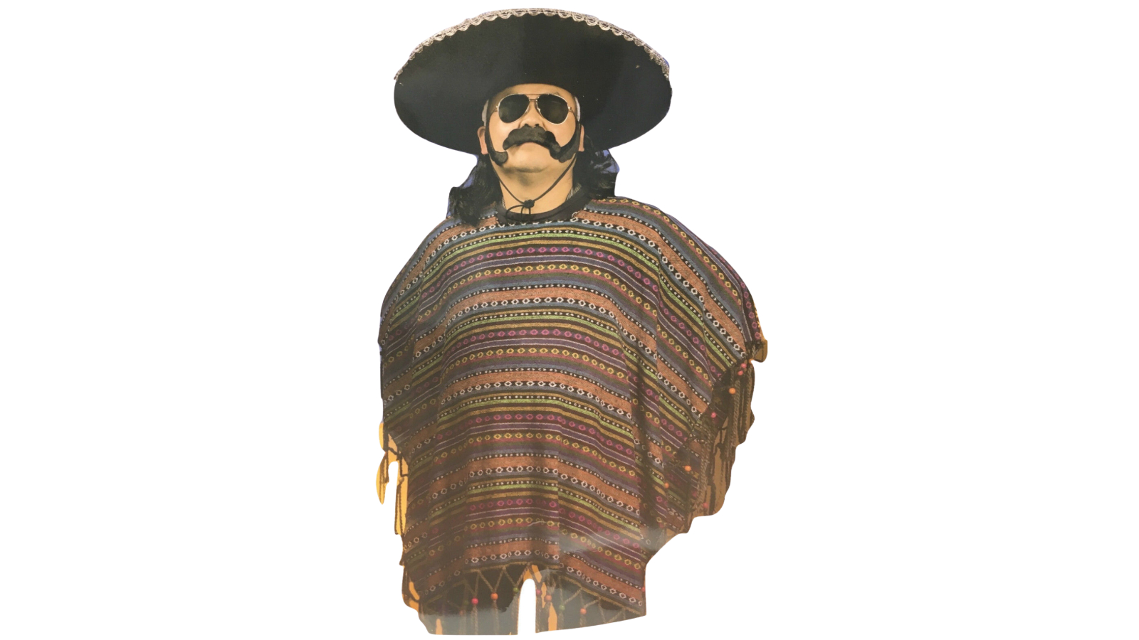 BR Costumes Premium Mexican Poncho Spanish | Harvey Norman