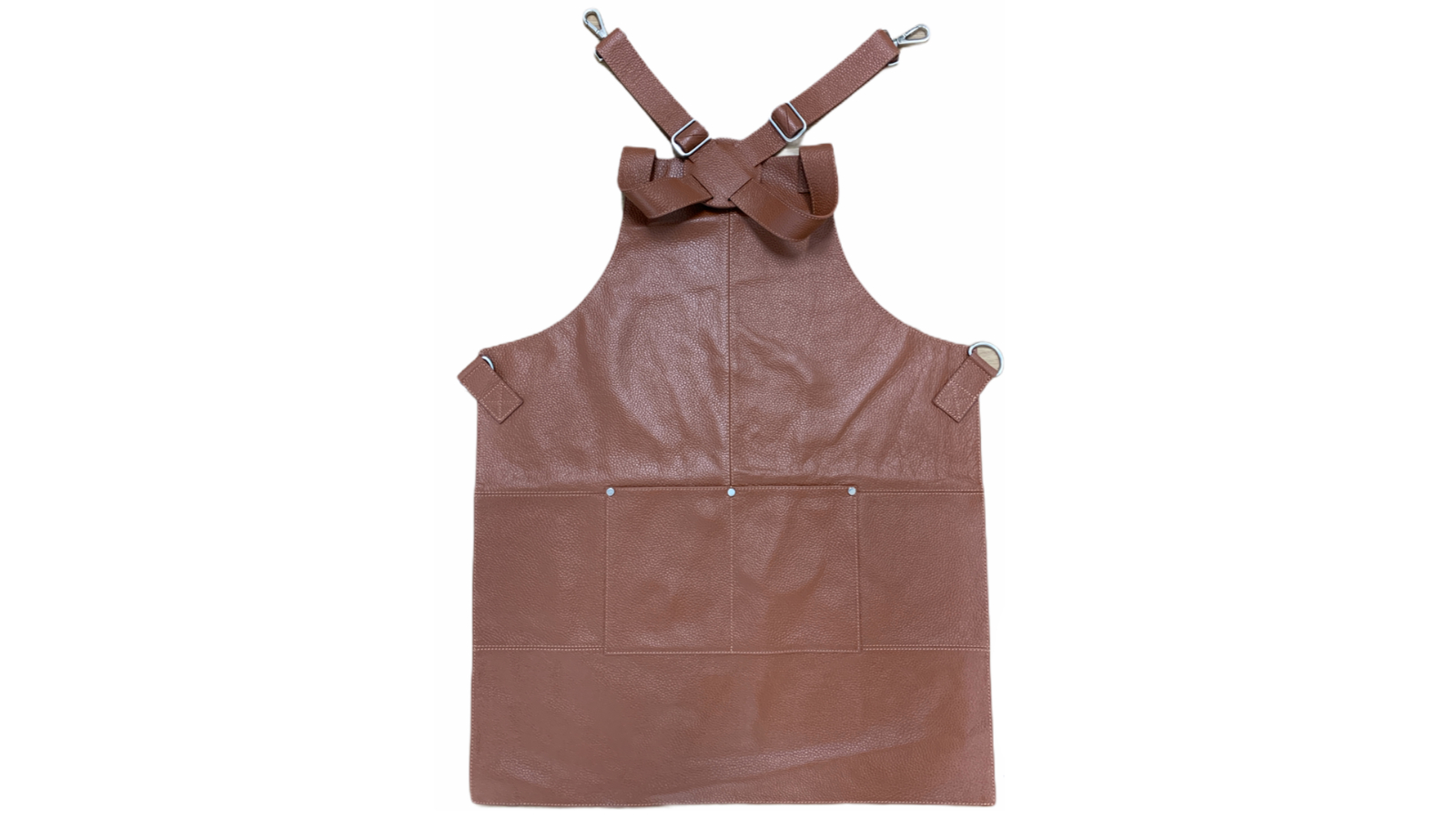 BR Cooking Chef Buffalo Leather Apron - Brown | Harvey Norman