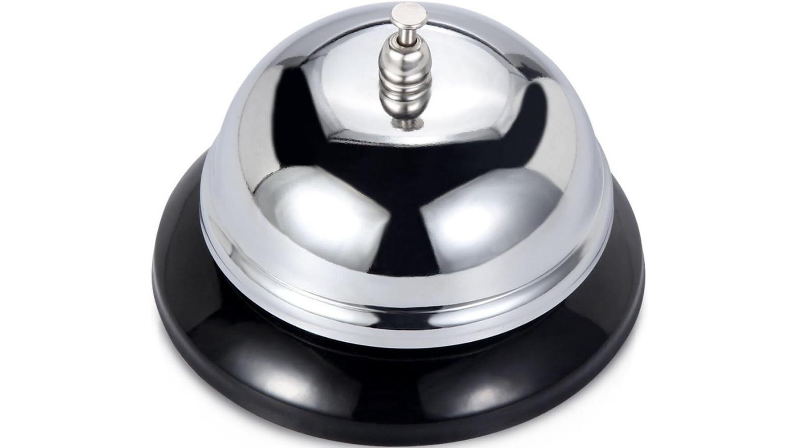 BR Call Service Bell Chrome Plated Desk | Harvey Norman