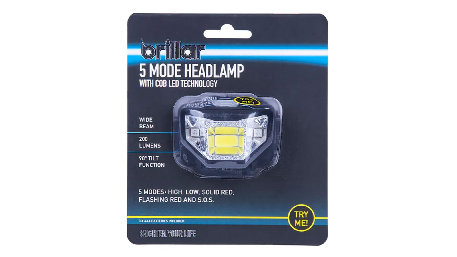 Brillar 5 Mode LED Headlamp - Blue | Harvey Norman