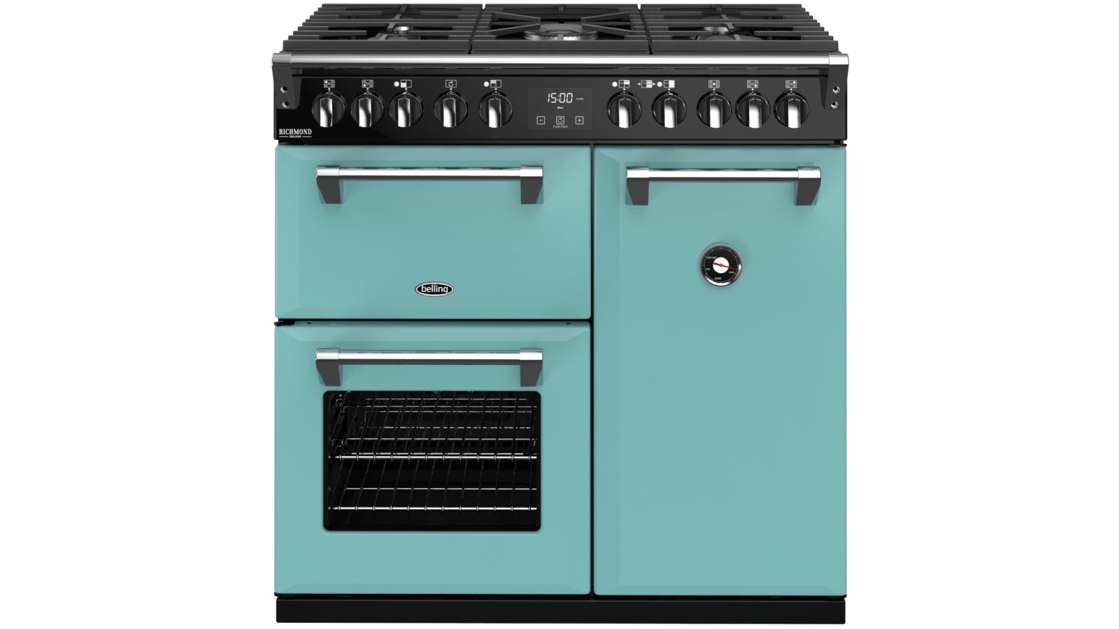 Belling Richmond Colour Boutique Deluxe 90cm Dual Fual Range Cooker ...