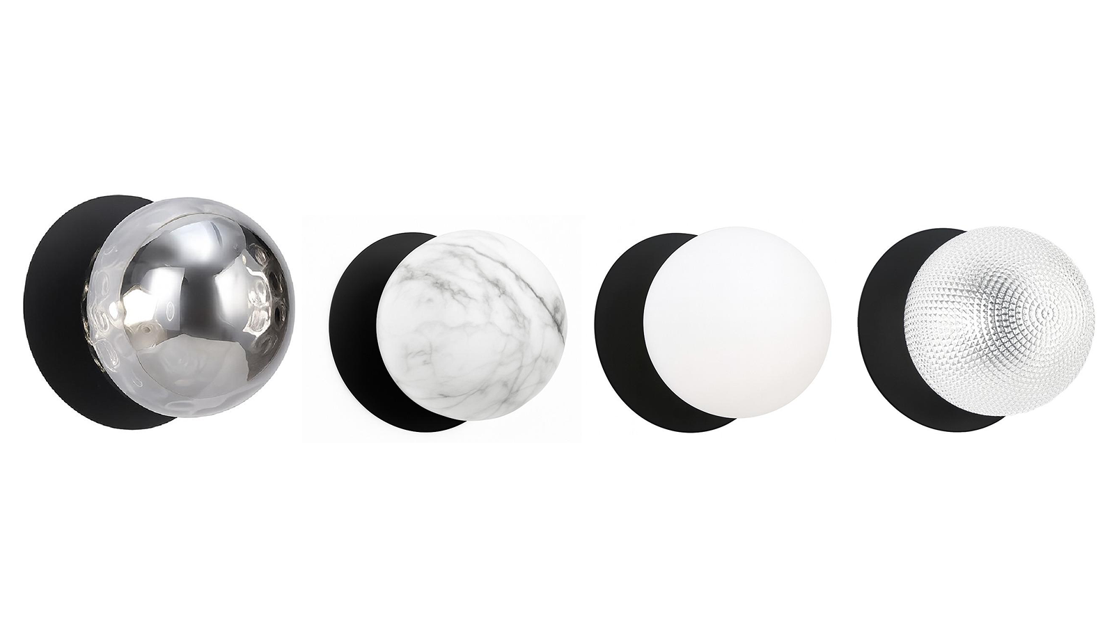 Lexi Lighting Odessa White LED Wall Light with Black Base | Harvey Norman