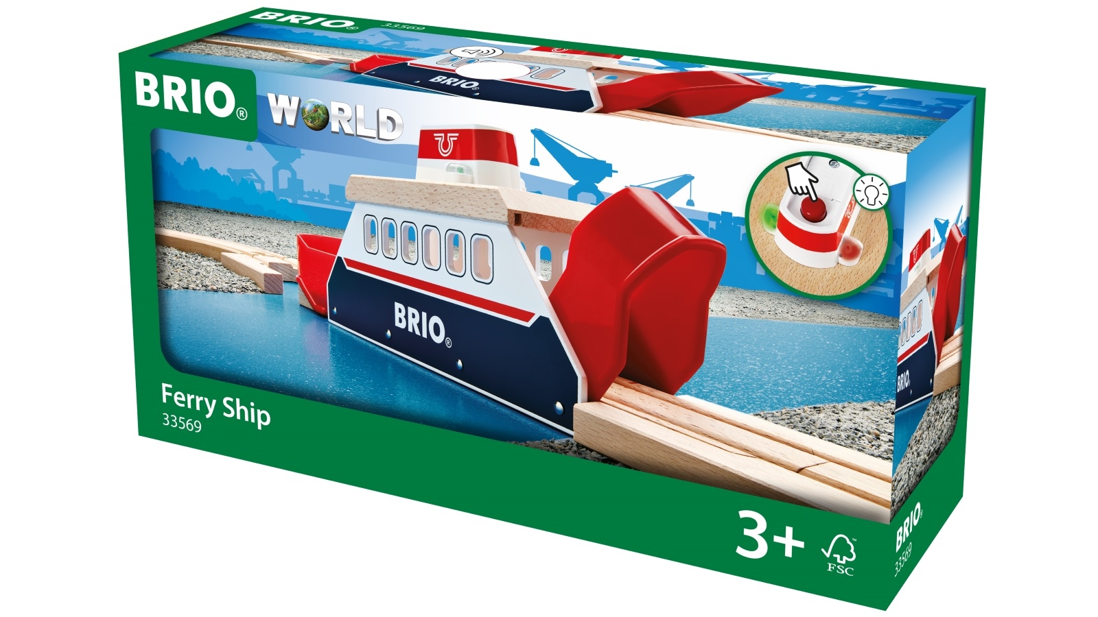 Brio 3 Pieces Ferry Ship | Harvey Norman
