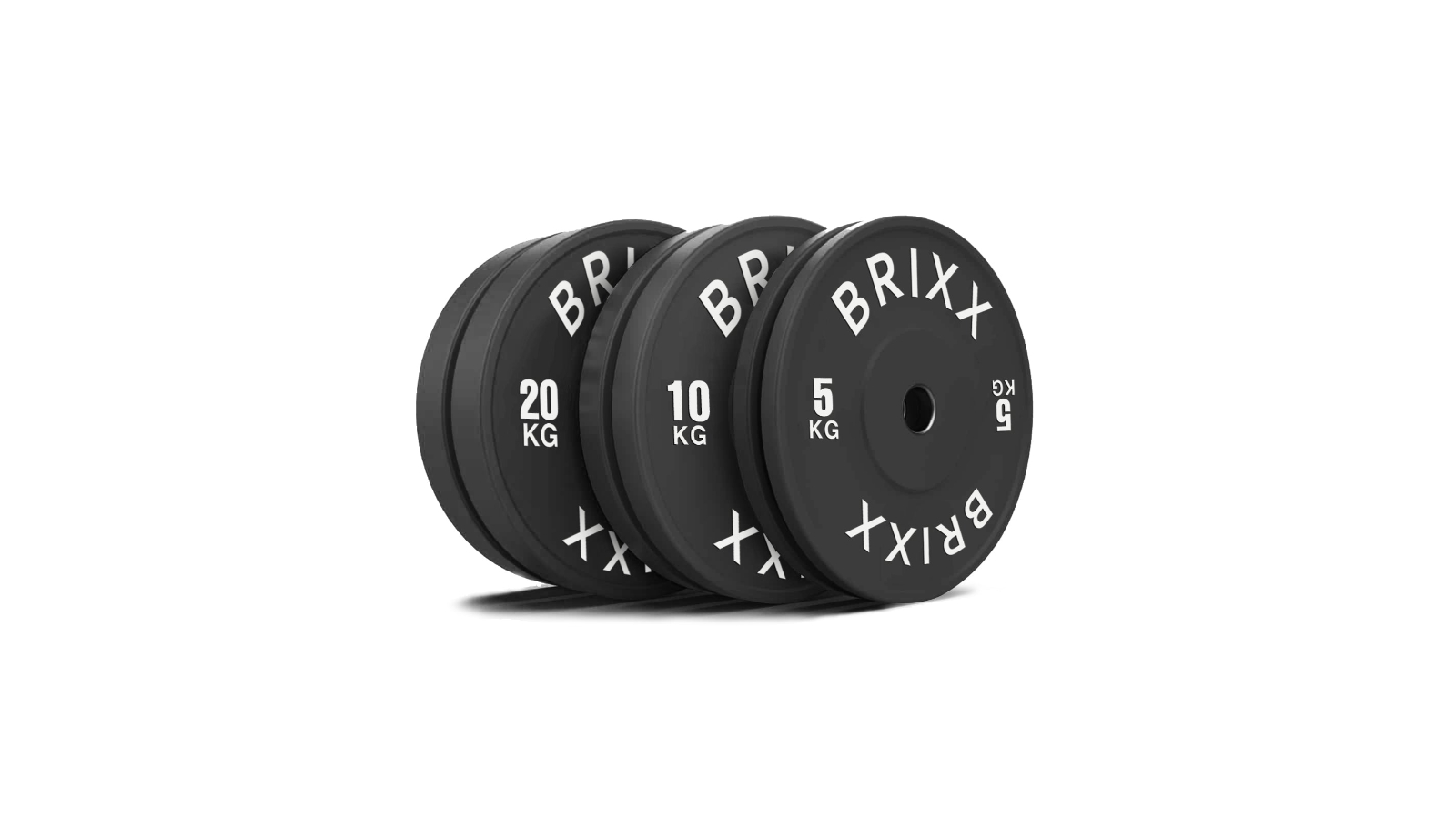 BRIXX Classic Olympic Bumper Plates Package - 70kg | Harvey Norman