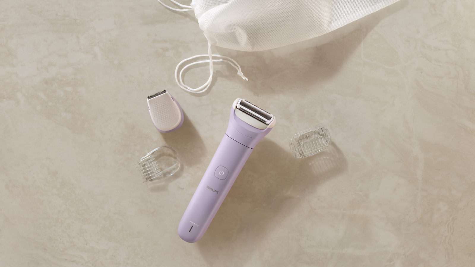 Philips Series 6000 Cordless Wet and Dry Lady Shaver | Harvey Norman