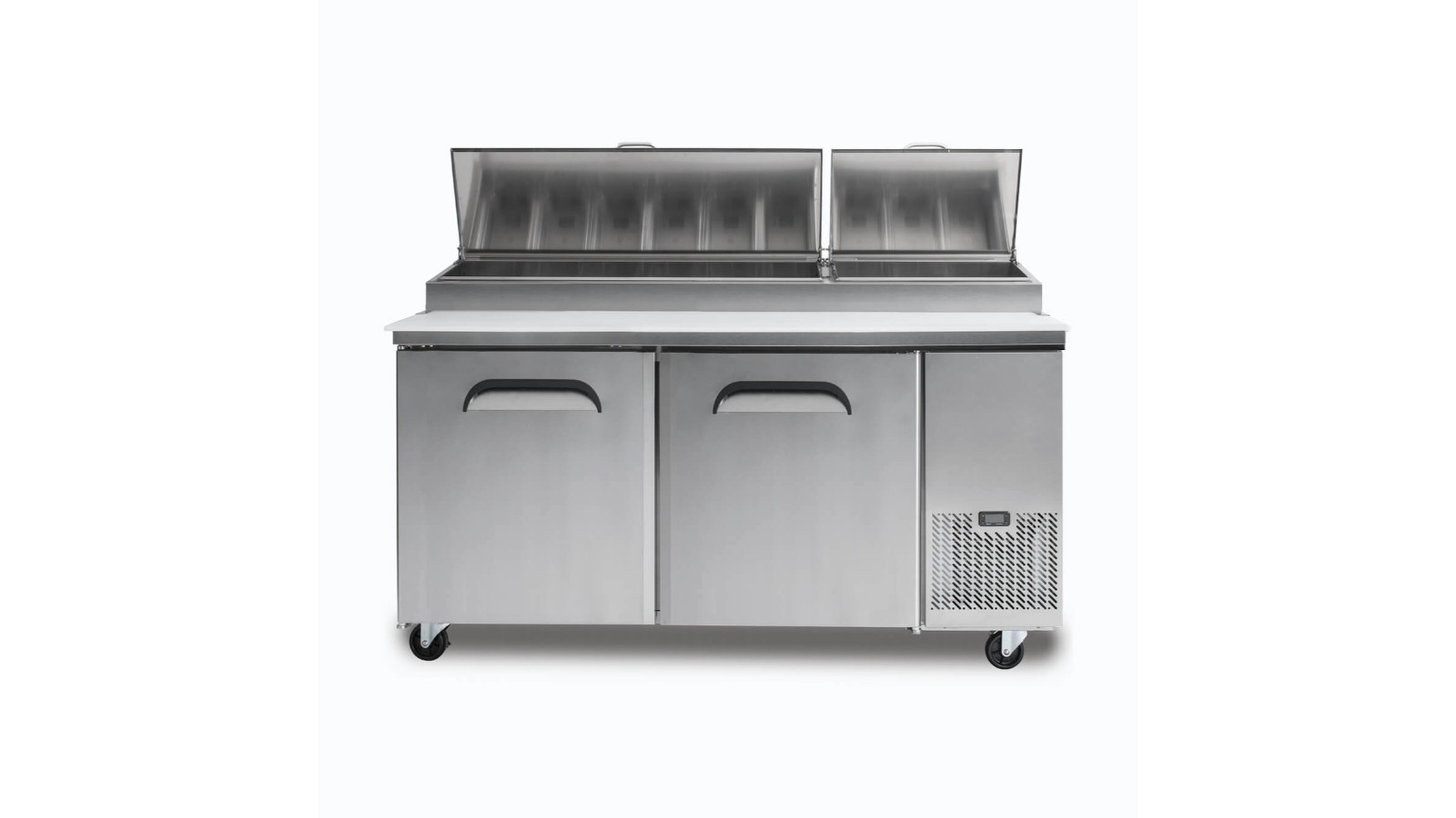 Bromic Refrigeration PP1700 2-Door Food Prep Counter | Harvey Norman