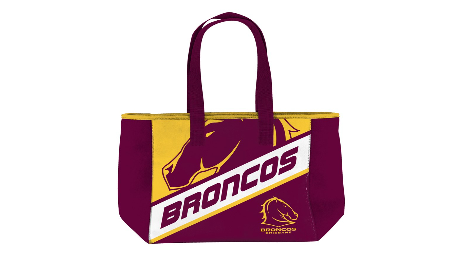 NRL Brisbane Broncos Rugby League Zip Neoprene Carry Bag | Harvey Norman