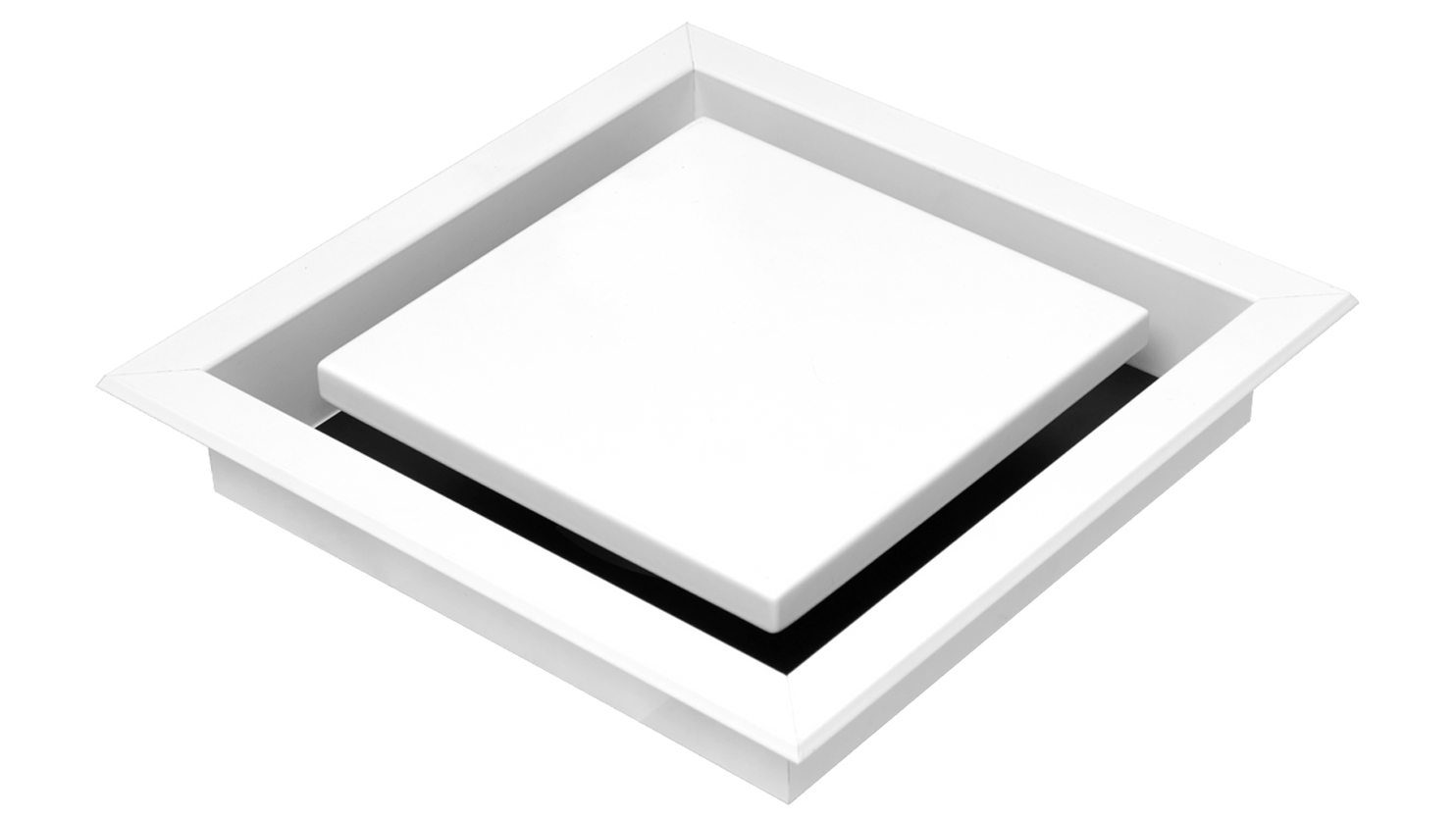 Schweigen Silent Multi Purpose Exhaust Fan with White Square Recessed ...