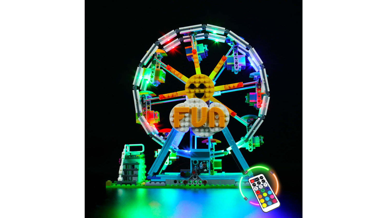 Brick Shine GC Light Kit for Lego Ferris Wheel 31119 RGB Remoted ...