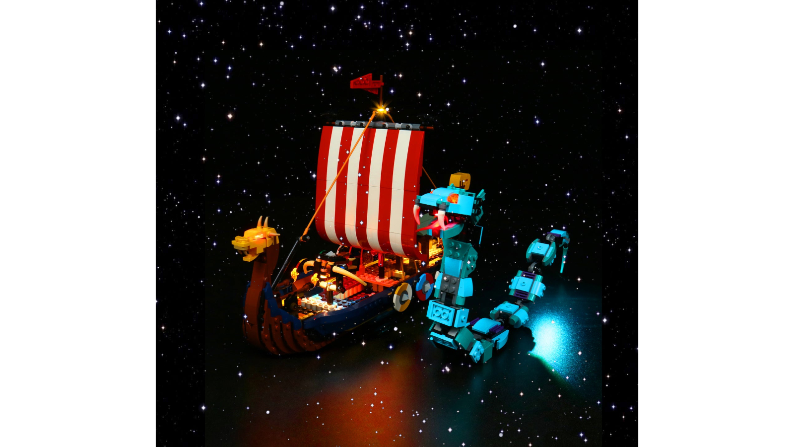 Brick Shine GC Light Kit for Lego Viking Ship and the Midgard Serpent ...
