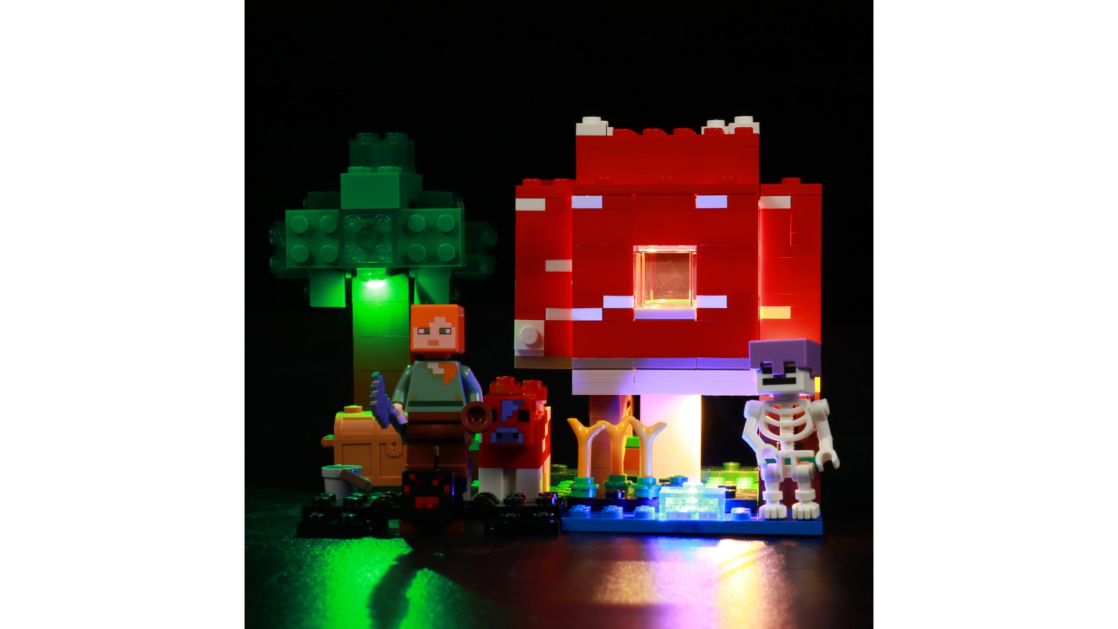 Brick Shine Light Kit for Lego Minecraft The Mushroom House 21179 ...