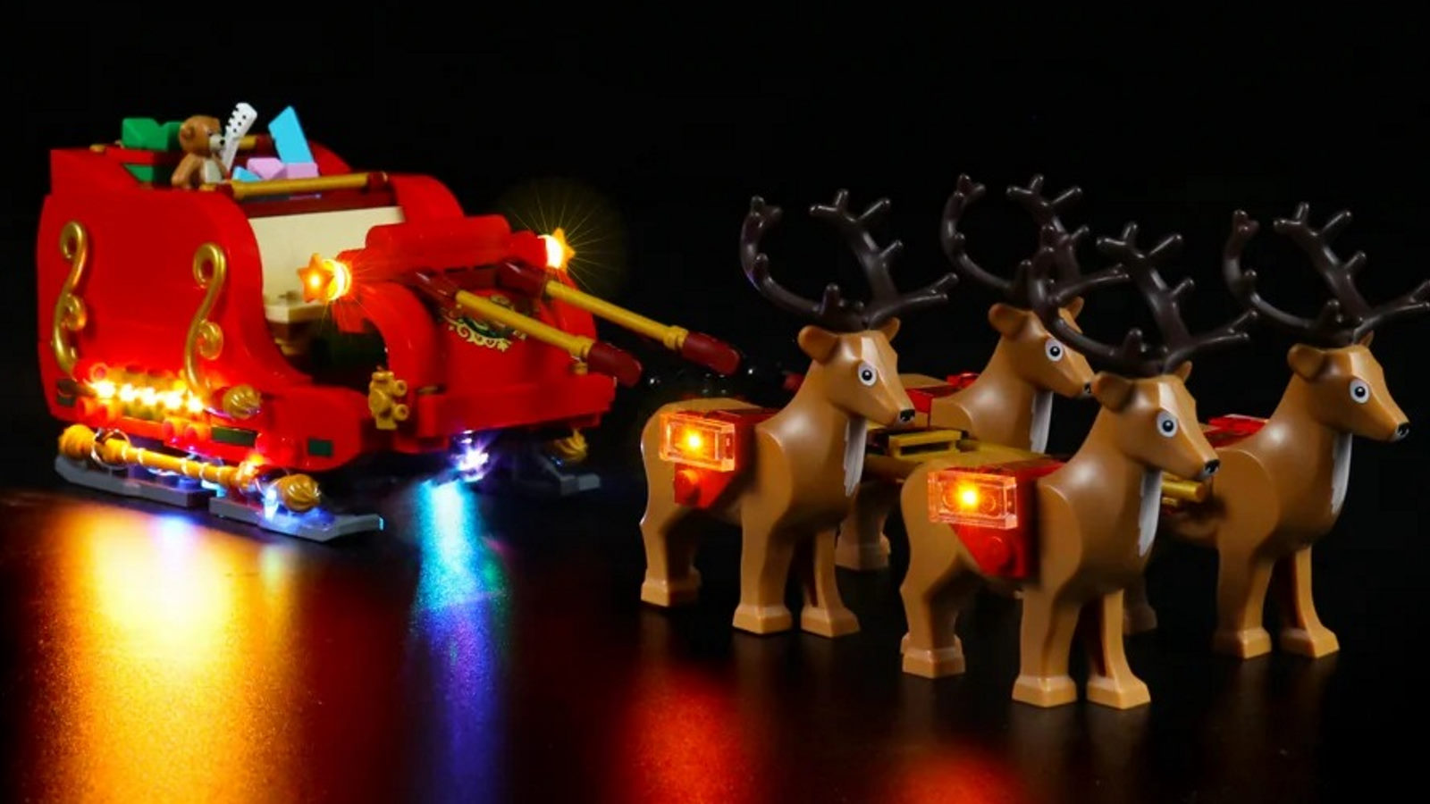 Brick Shine Light Kit for LEGO Santa's Sleigh | Harvey Norman