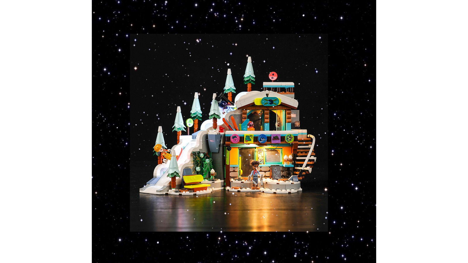 Brick Shine Light Kit for Lego Holiday Ski Slope and Caf 41756 Classic ...