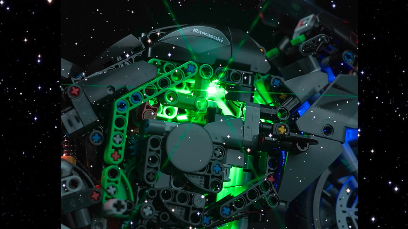 Brick Shine Classic Version Light Kit for LEGO Kawasaki Ninja H2R ...