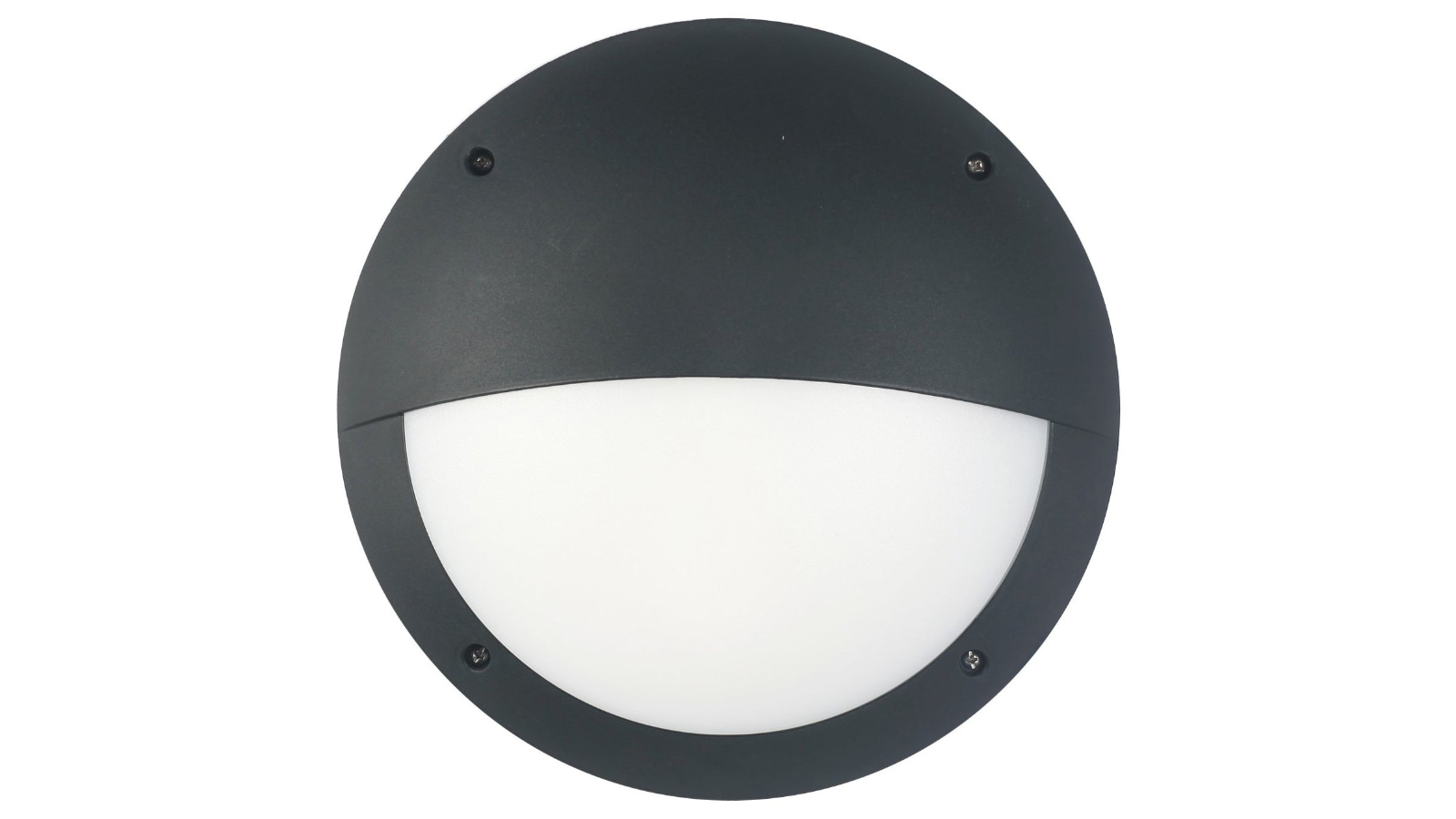 CLA Lighting LED Bulkhead 12W Round - Black | Harvey Norman