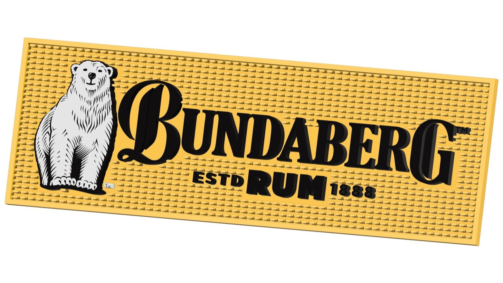 Bundy Bundaberg Rum Rubber Bar Runner Mat | Harvey Norman