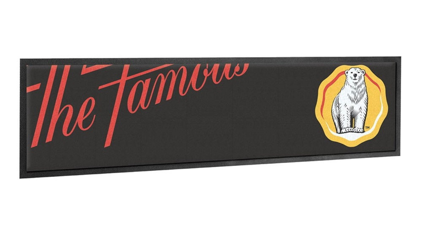 Bundaberg Rum Bundy Bear The Famous Black Bar Runner Mat | Harvey Norman