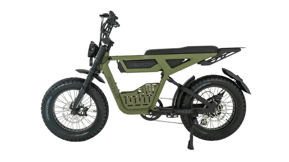 Burzerk Oracle V1 Electric Bike - Sage Green | Harvey Norman