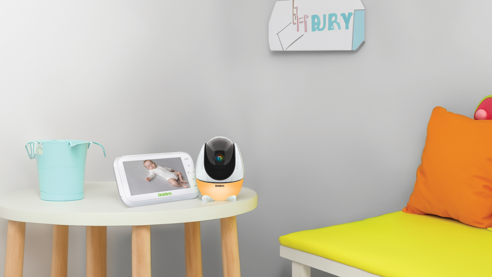 Uniden BW3531 4.3-inch Baby Video Monitor with Pan and Tilt Camera ...