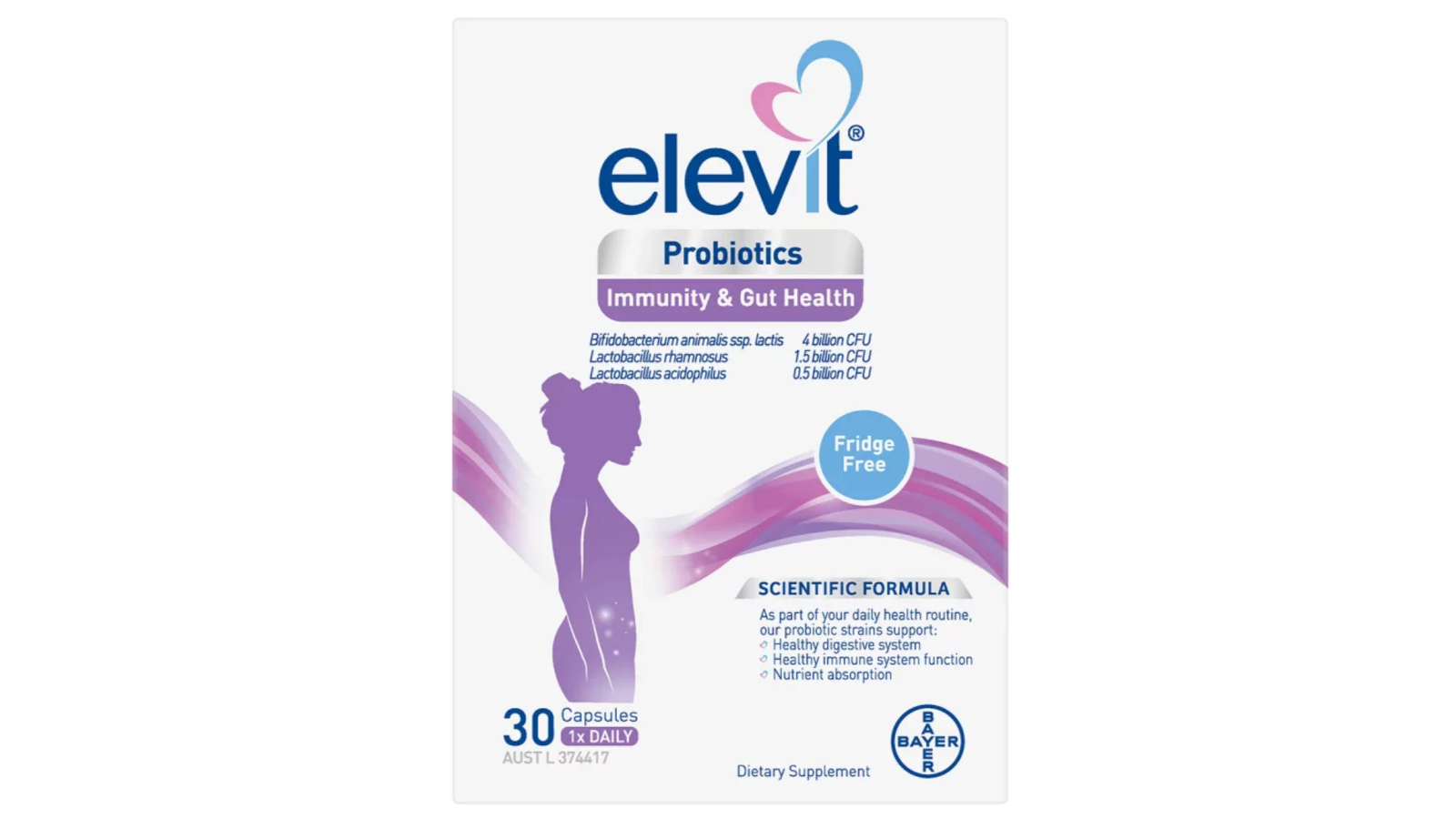 Bayer Elevit Probiotics - 30 Capsule | Harvey Norman