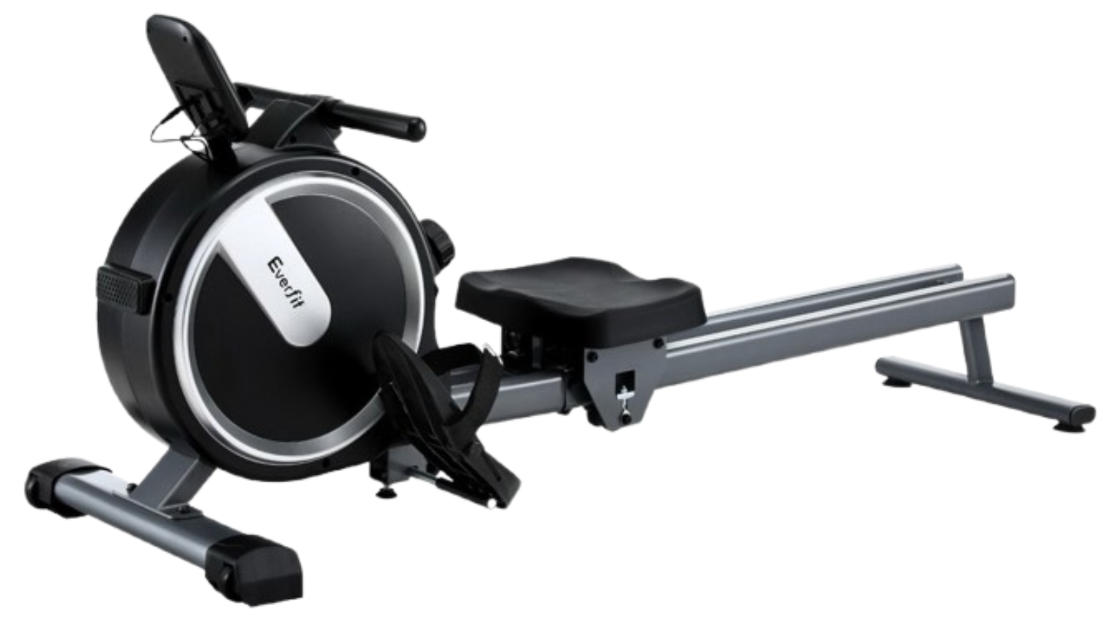 Everfit 16 Level Magnetic Rowing Machine - Black | Harvey Norman