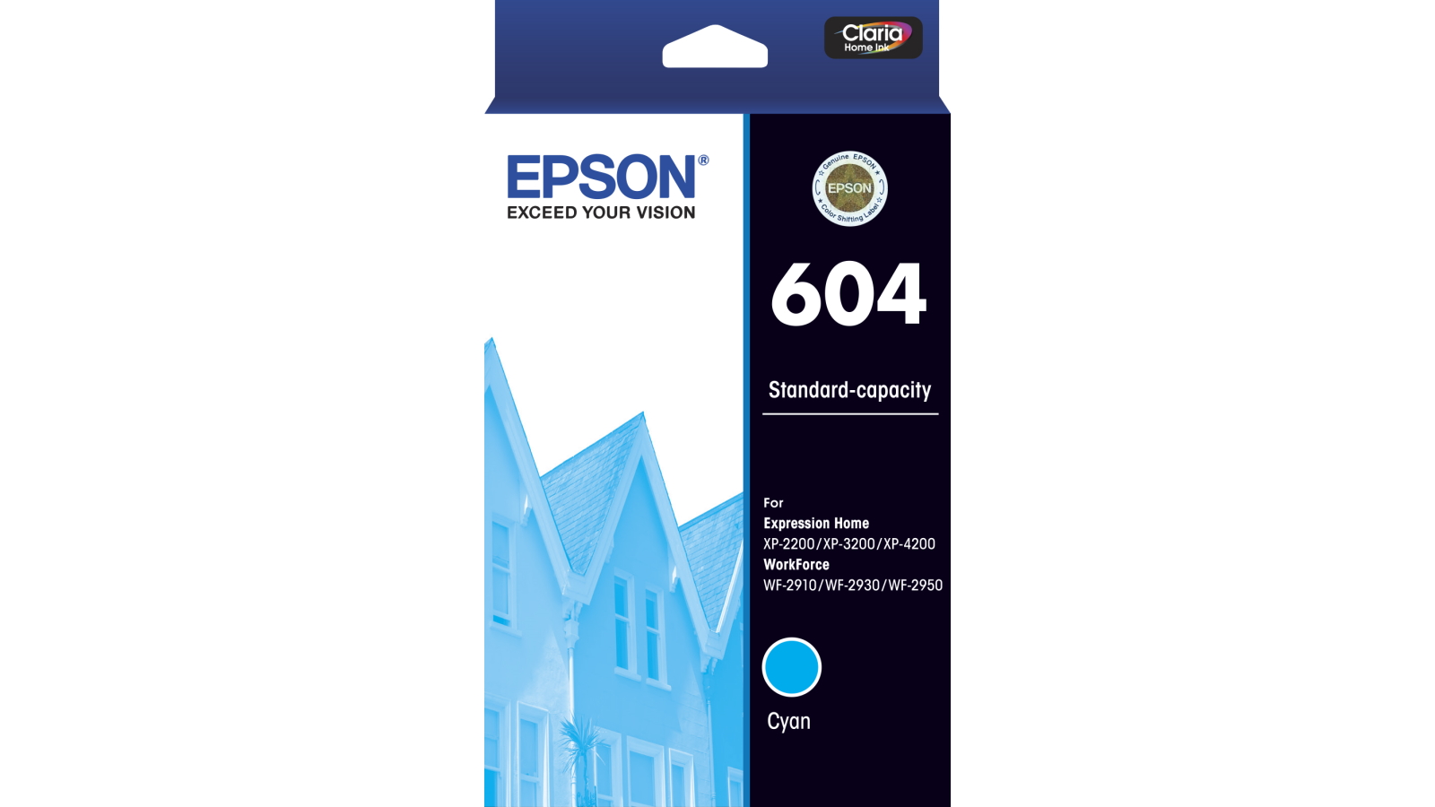 Epson 604 Standard Capacity Cyan Ink Cartridge | Harvey Norman